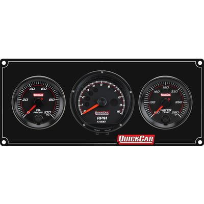 Quickcar Racing Products 69-2031, Redline 2-1 Gauge Panel Op/Wt W ...