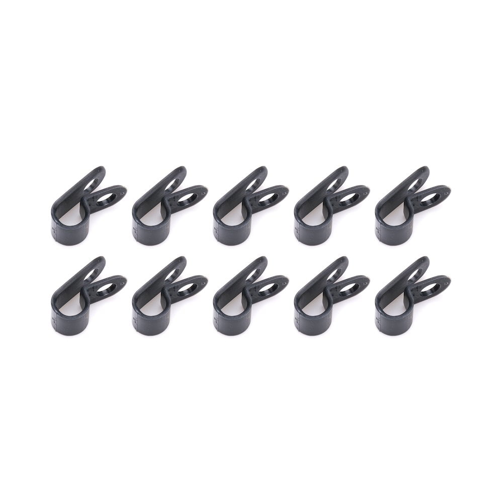 Quickcar Racing Products Adel Line Clamps Nylon 1/4in 10pk - Walmart.com
