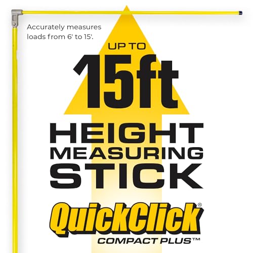 Quickclick Compact Plus Load Height Measuring Stick - Measures Up to 15 ...