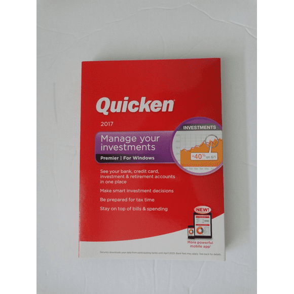 Quicken Software in Computer Software for Home & Office - Walmart.com