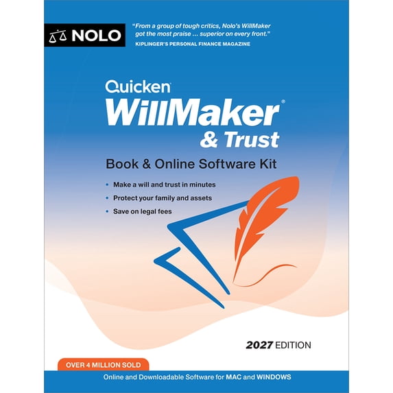 Quicken Willmaker & Trust: Book & Online Software Kit, (Paperback ...