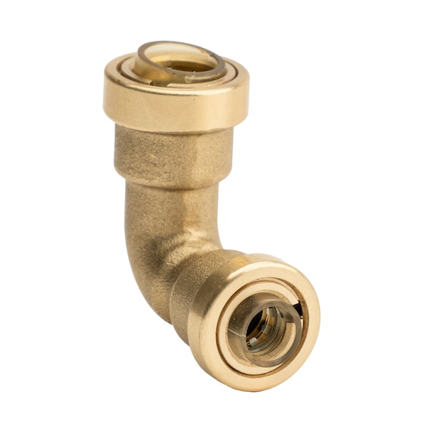 Quickfitting Elbow,Brass,Push-Fit3/8",Push-Fit1/2" HV-ER-500375 ...