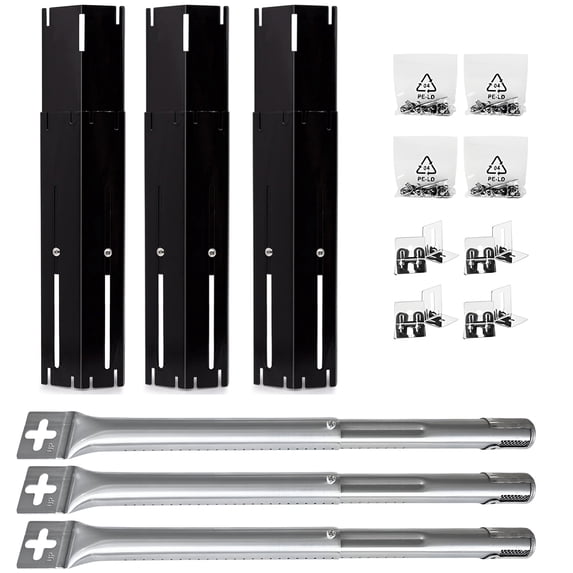 Quickflame Set of 3 Adjustable Heat Plates & Universal Burners for Gas ...