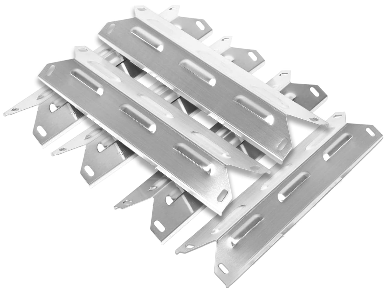 Quickflame (14.9" x 3.8") Set of 6 Replacement Heat Plates for Kenmore ...
