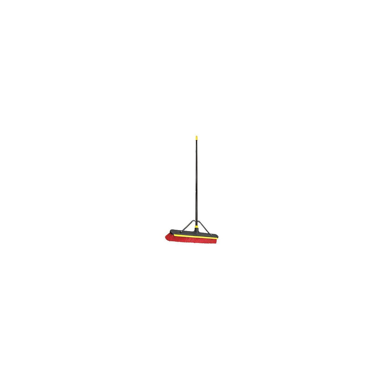 Quickie Heavy Duty 2-In-1 Outdoor Push Broom with Squeegee and Steel ...