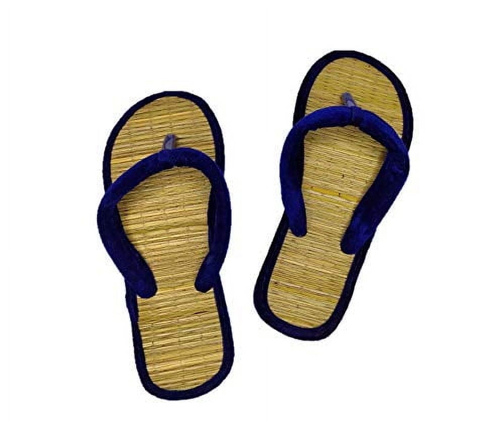 Quickkshop Natural Korai Grass Mat Slider for Men & Boy | Osho Slipper ...