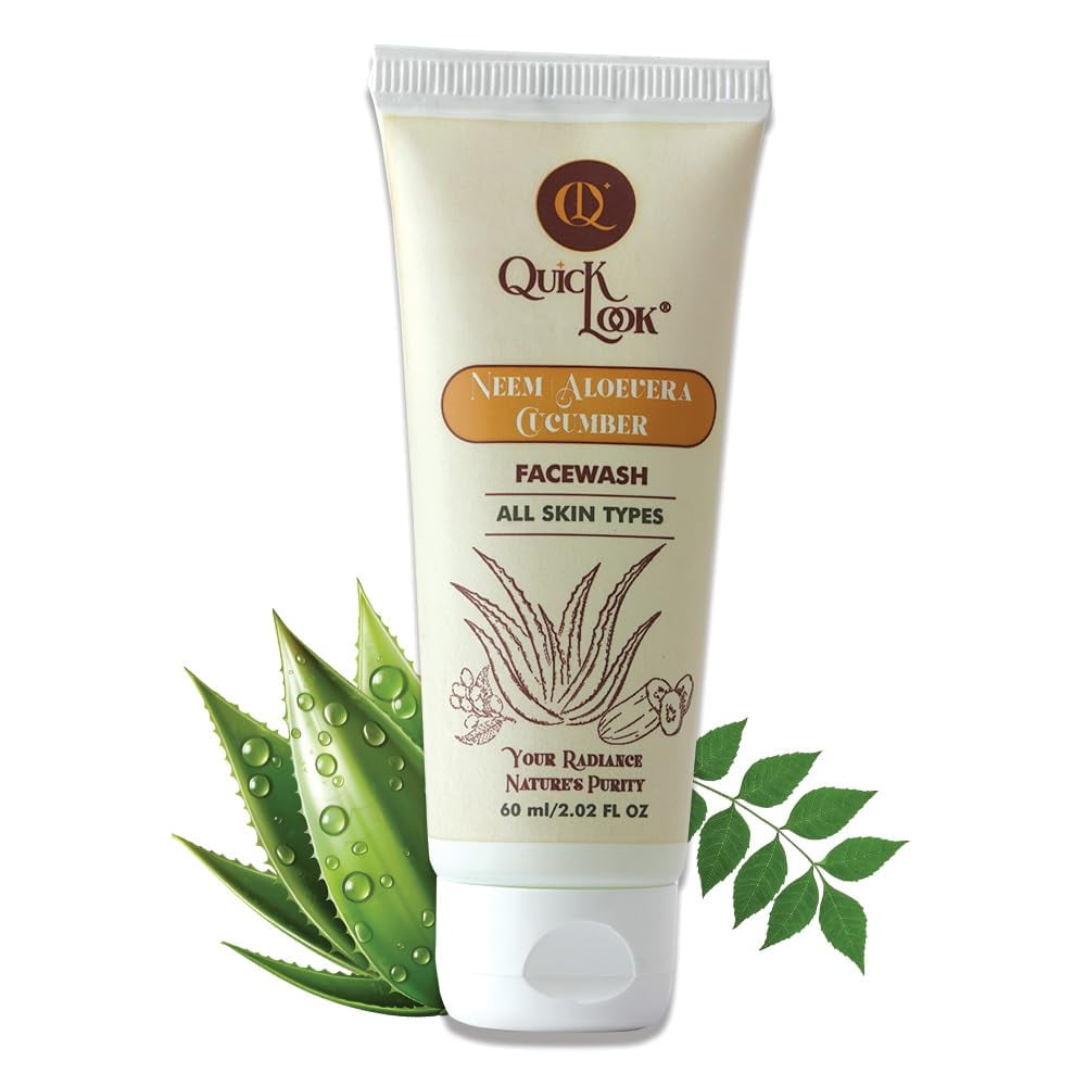 Quicklook Antibacterial Neem Pimple Control Face Wash 60ML Purifying ...