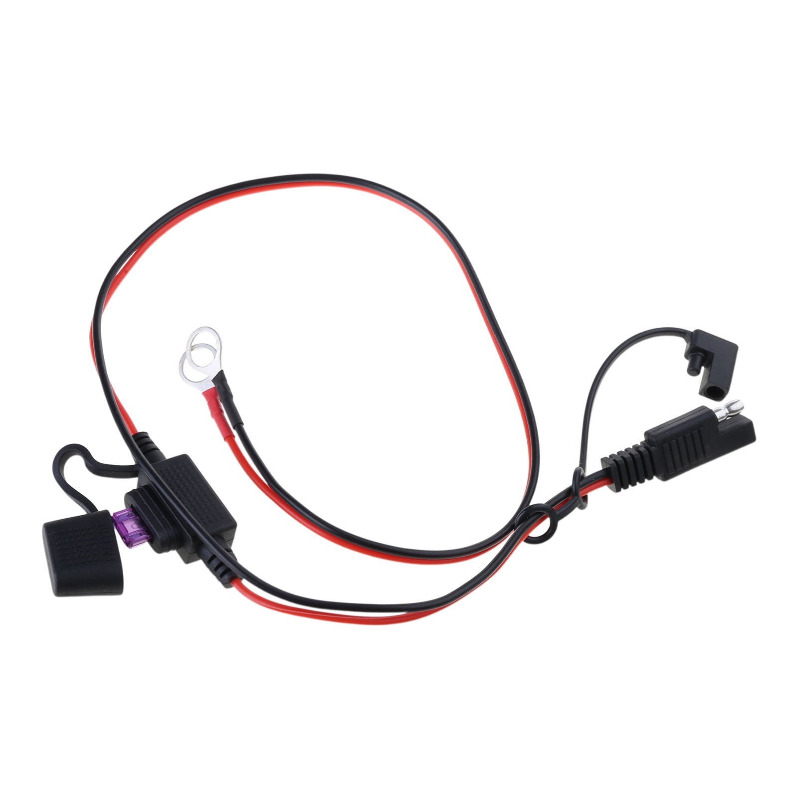 Quickly Disconnects SAEs to Rings Terminals Harness 10A Fuses 2 Pin ...