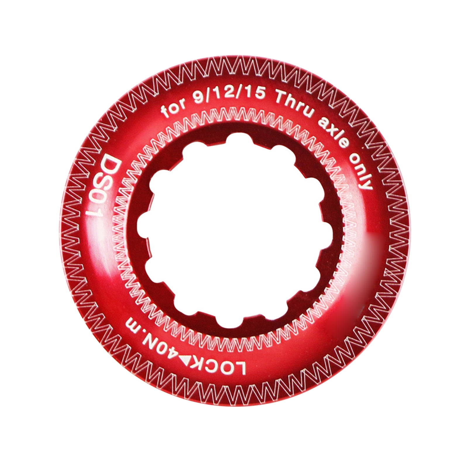 Quickly Install Bike Disc Brake Lockring Nonslip Compatibility with Multiple Axles Sizes for ...