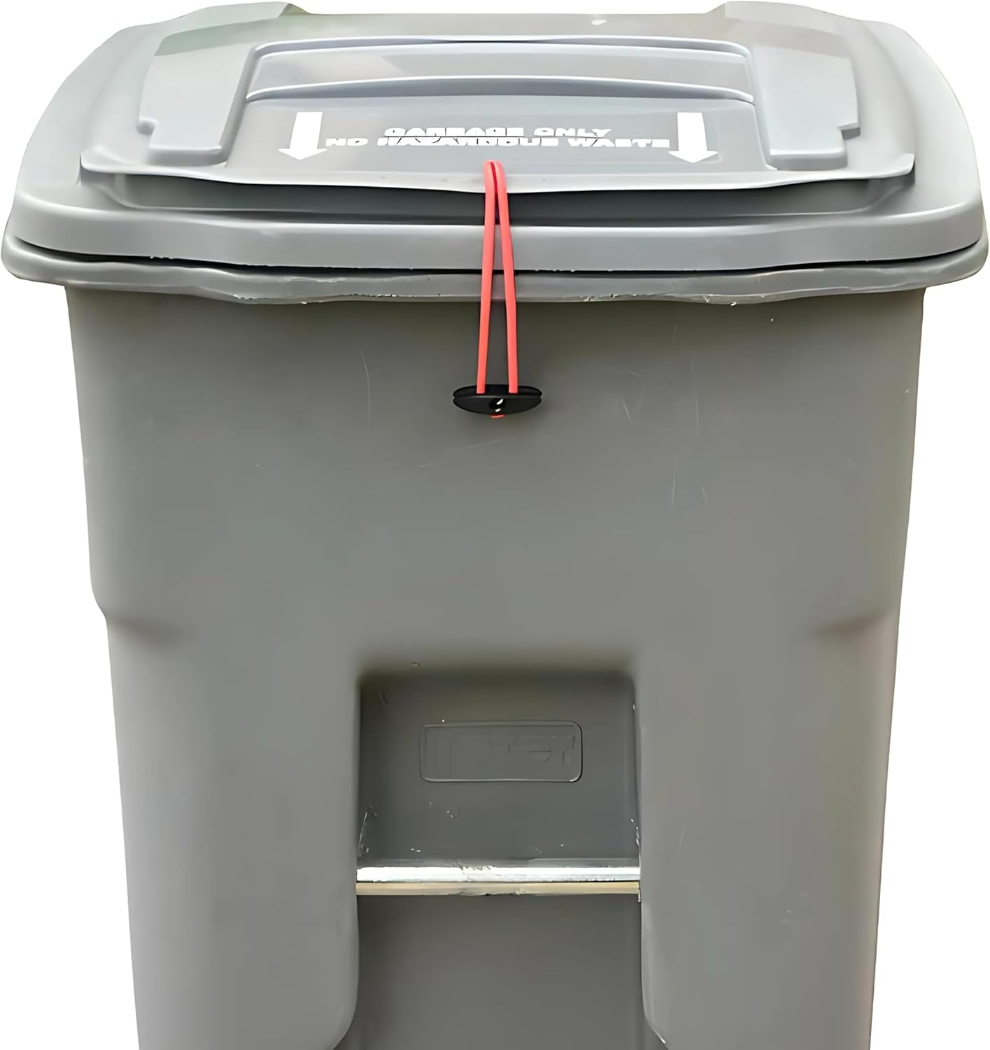 Quickly fasten Lid Loc to your curbside outdoor garbage can to prevent ...
