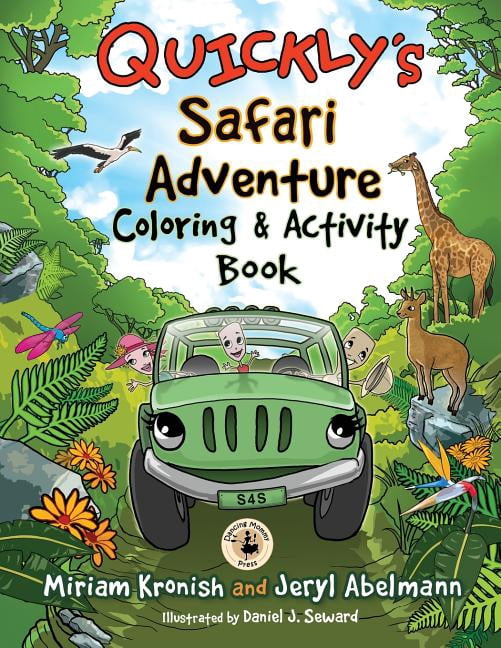 Quickly's Safari Adventure Coloring & Activity Book, (Paperback ...