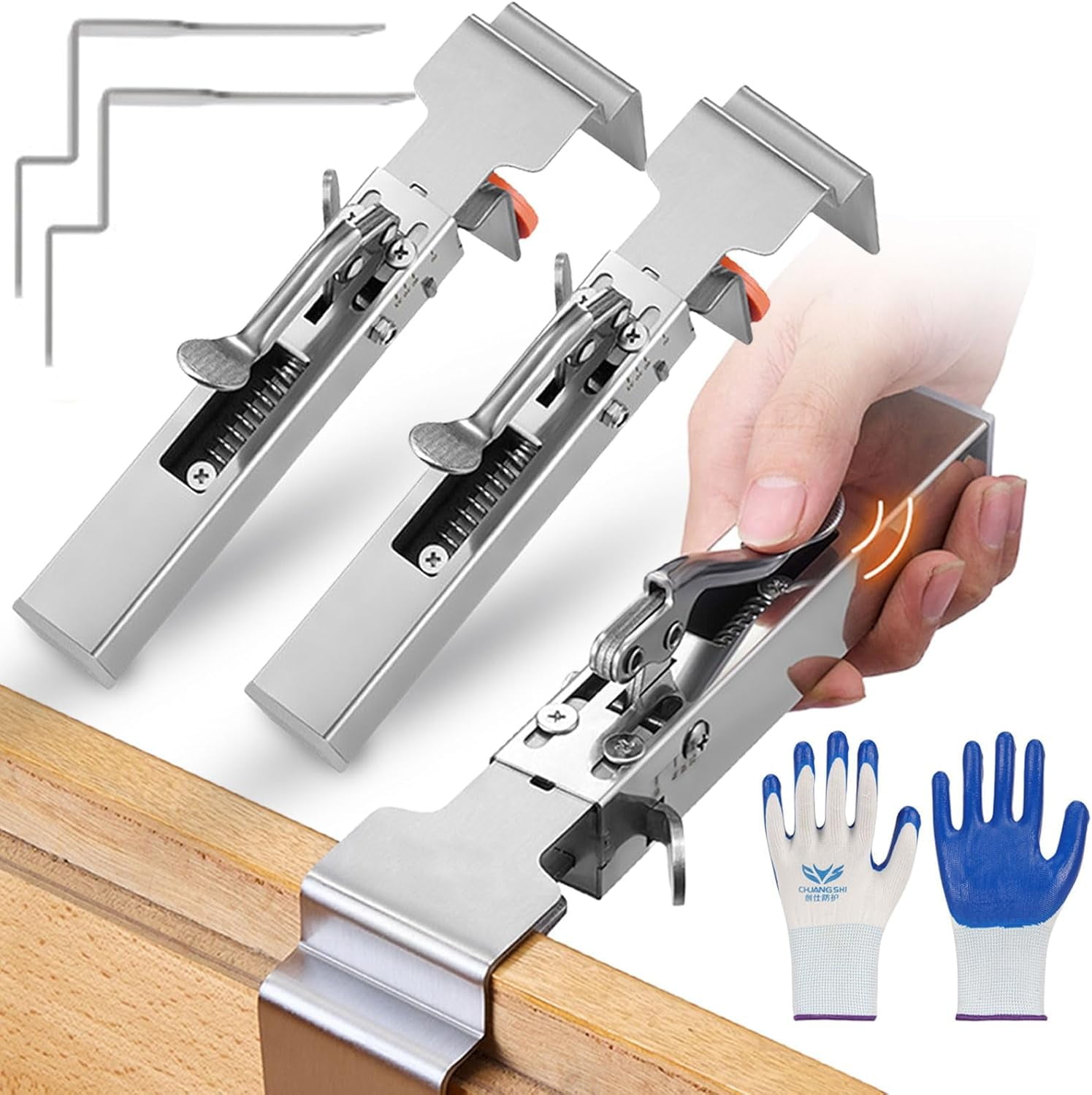 Quickmechtools Panel Fixing Clamp for Interiors, 2025 Upgraded Drawer ...