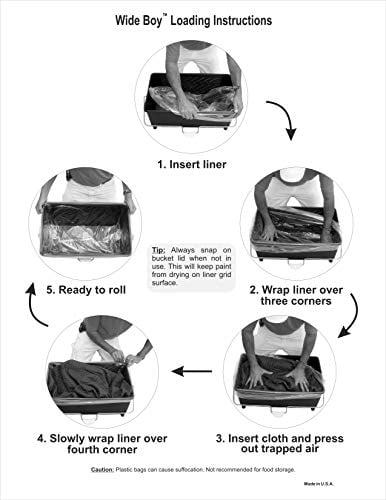 Quickn'Clean Wooster Wide Boy Bucket Liners, 10 Count 2-Pack - Walmart.com