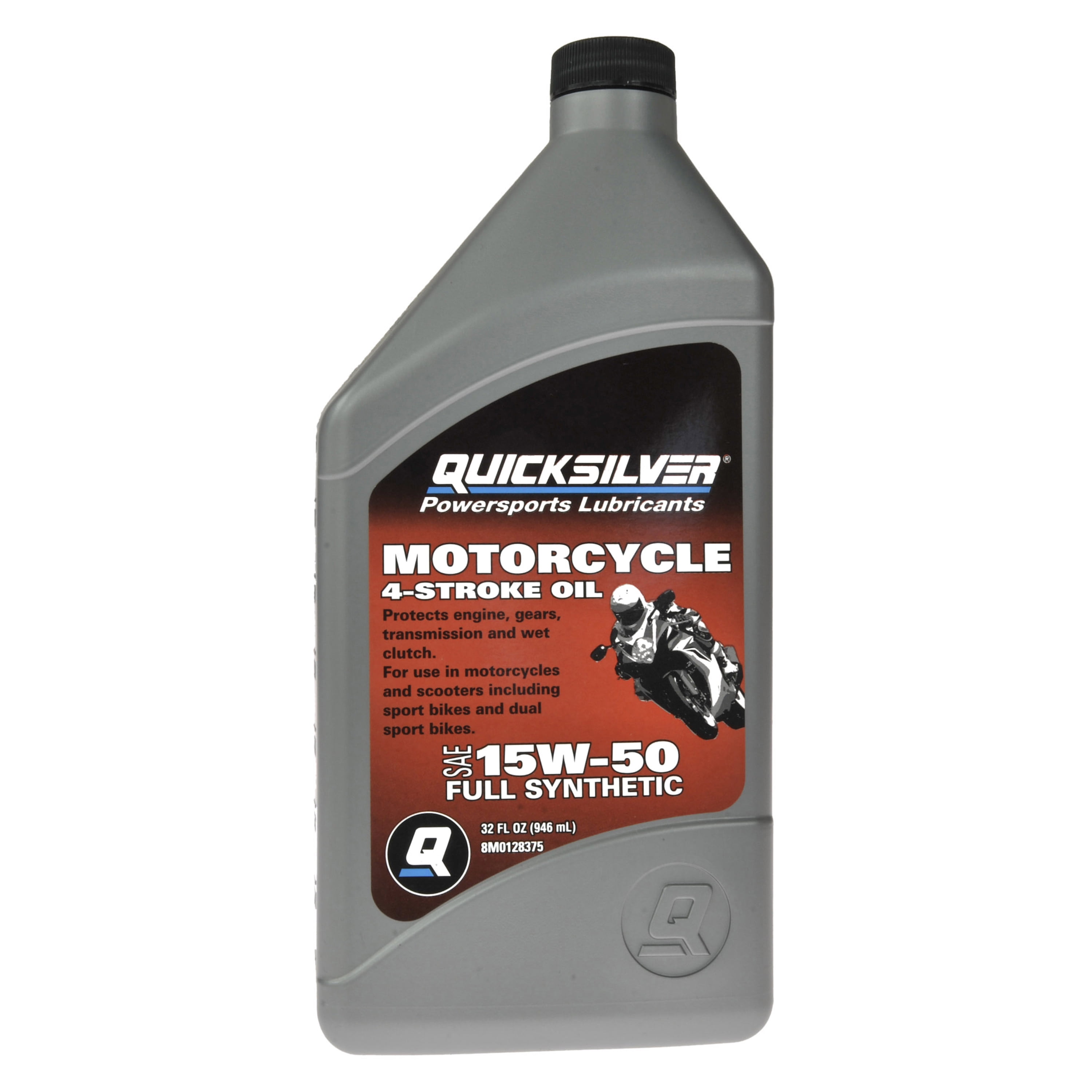 Quicksilver 15W-50 Full Synthetic Motorcycle Oil, 1 Qt. - Walmart.com