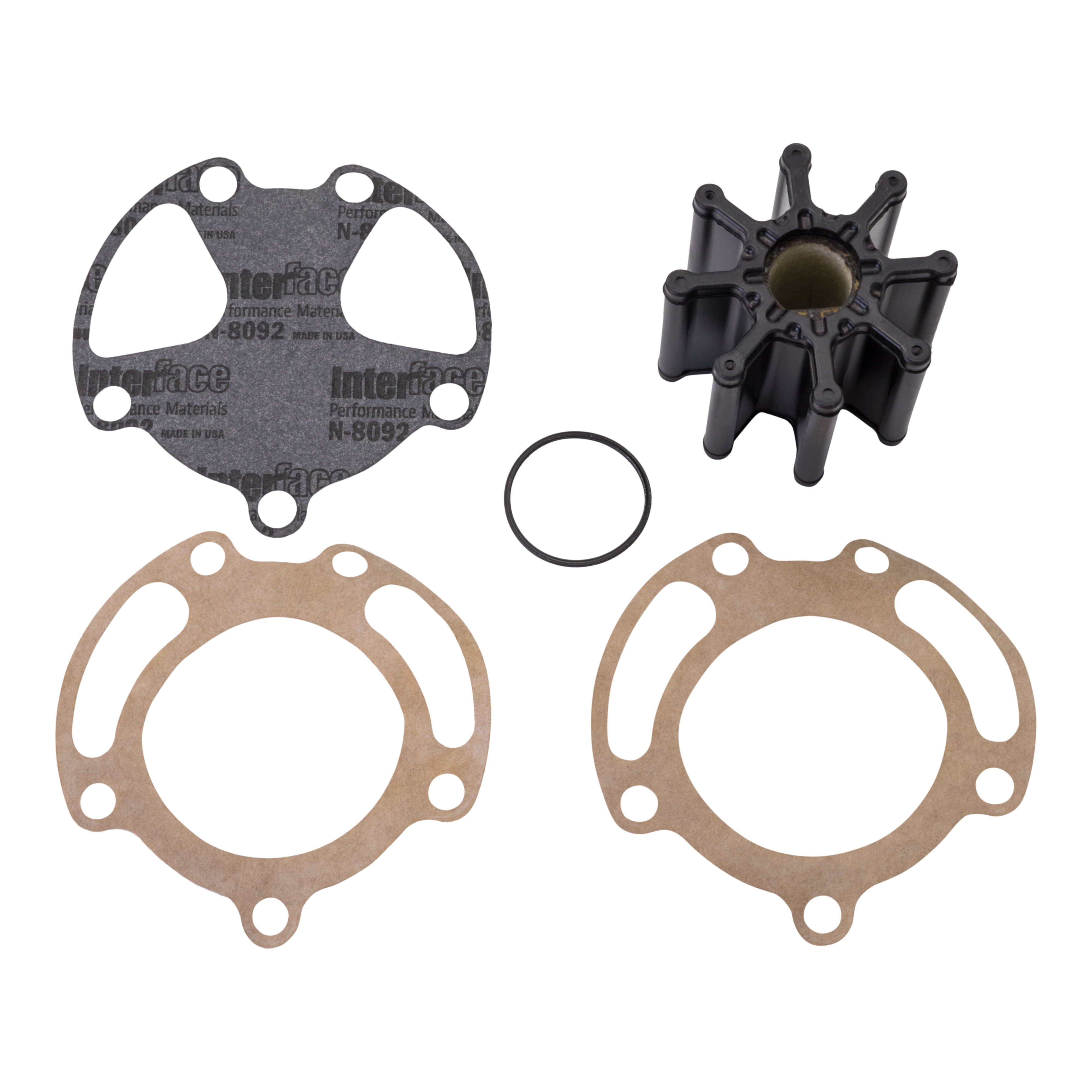 Quicksilver 59362A4 Sea Water Pump Impeller Replacement Kit for Bravo I ...