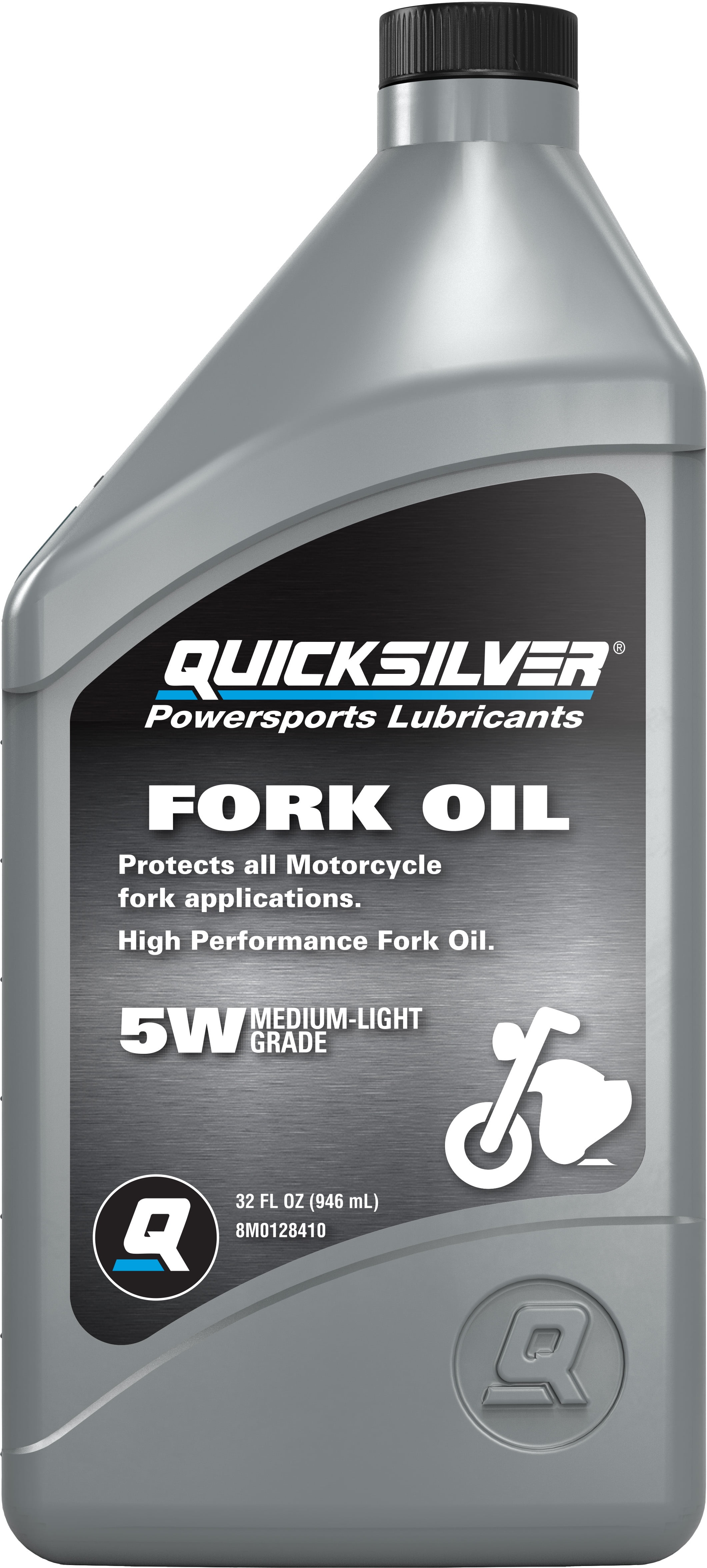 Quicksilver 8M0128410 Motorcycle Fork Oil, 1 Quart - Walmart.com