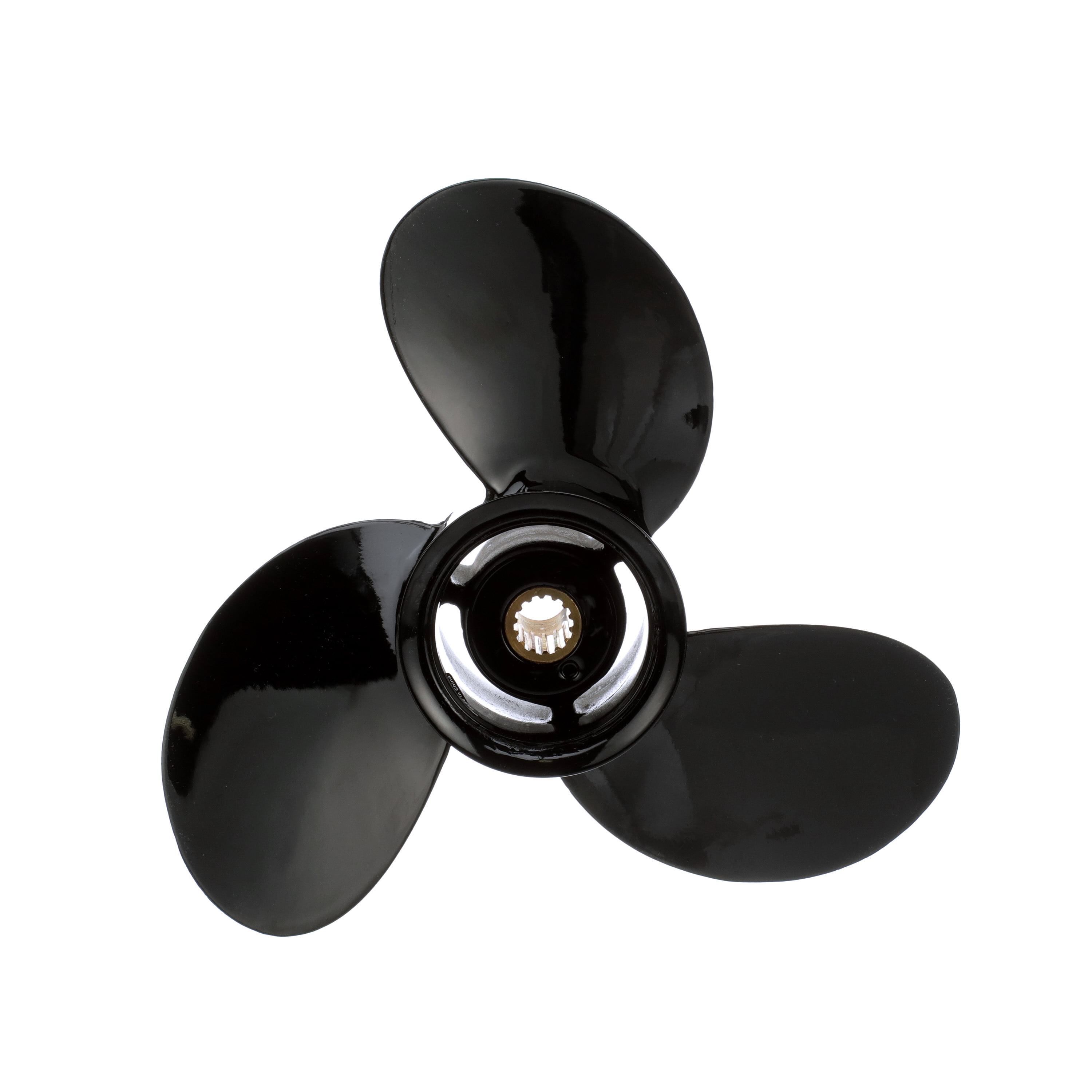 Quicksilver Black Diamond 3-Blade Aluminum Propeller, 10" Diameter x 5 ...
