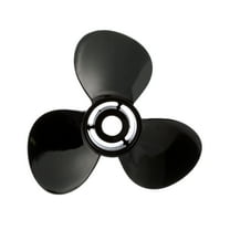 Quicksilver Black Diamond 3-Blade Aluminum Propeller, 14" Diameter x 11 ...