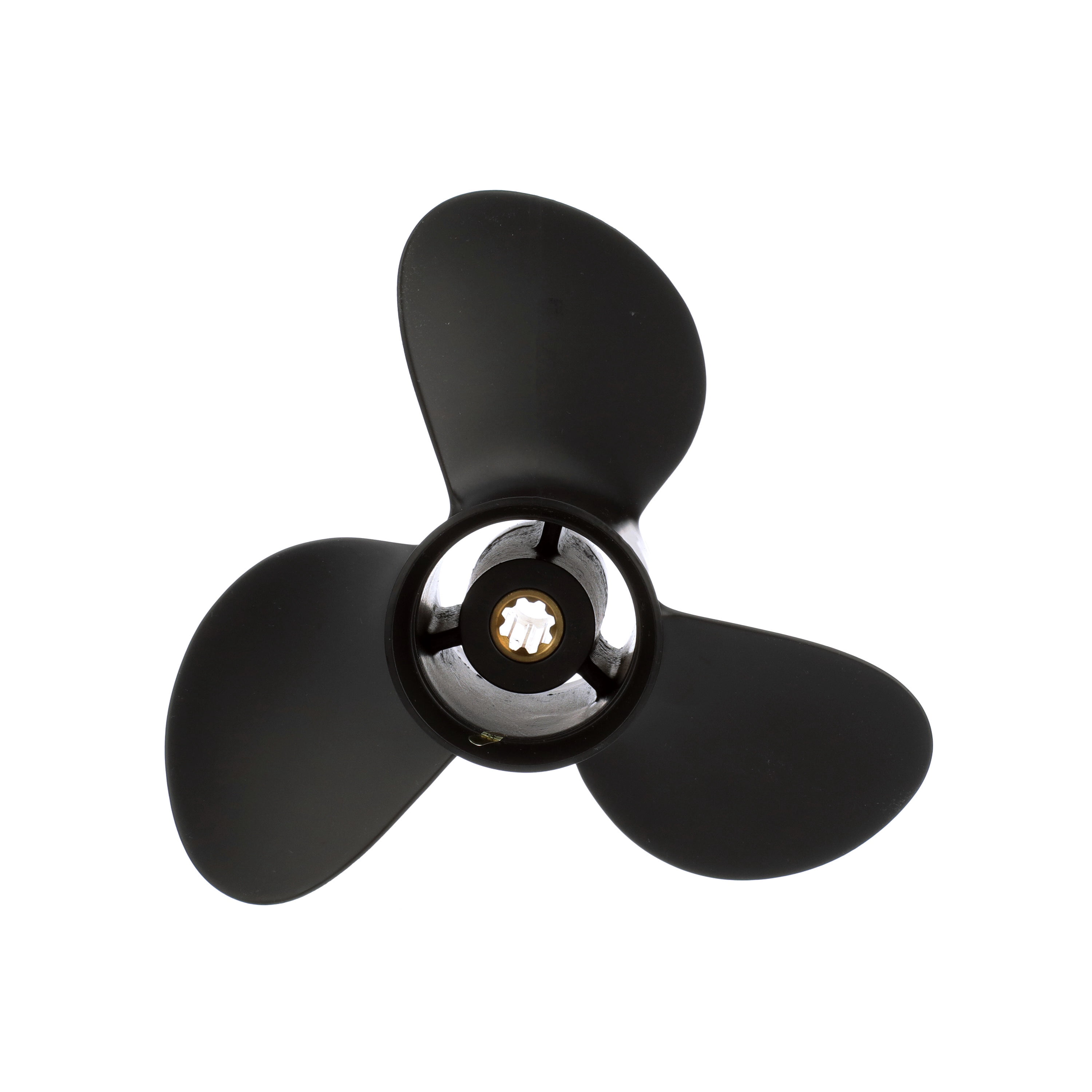 Quicksilver Black Diamond 3-Blade Aluminum Propeller, 9.25" Diameter x ...