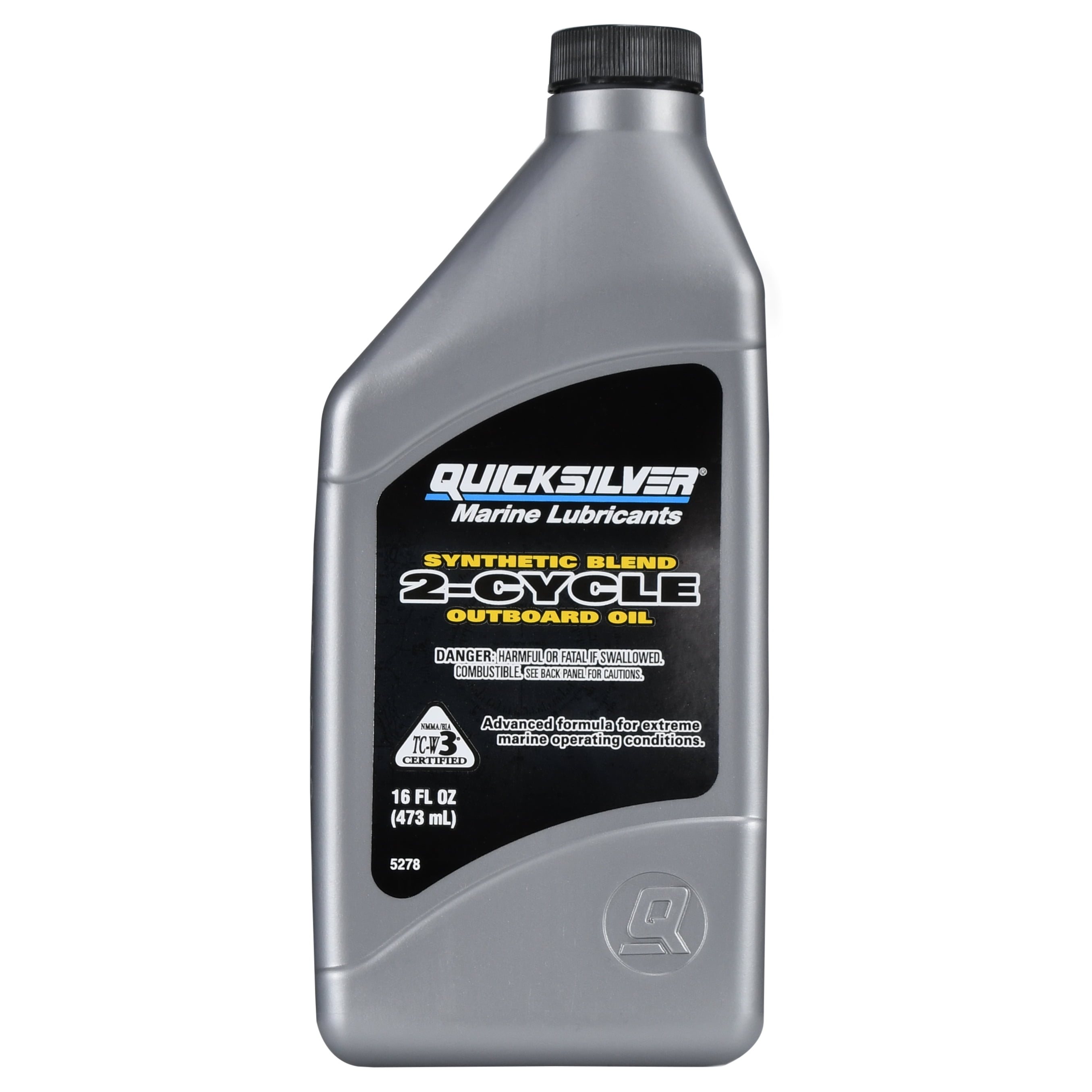 Quicksilver Marine Lubricants Synthetic Blend Motor Oils, 16 oz ...