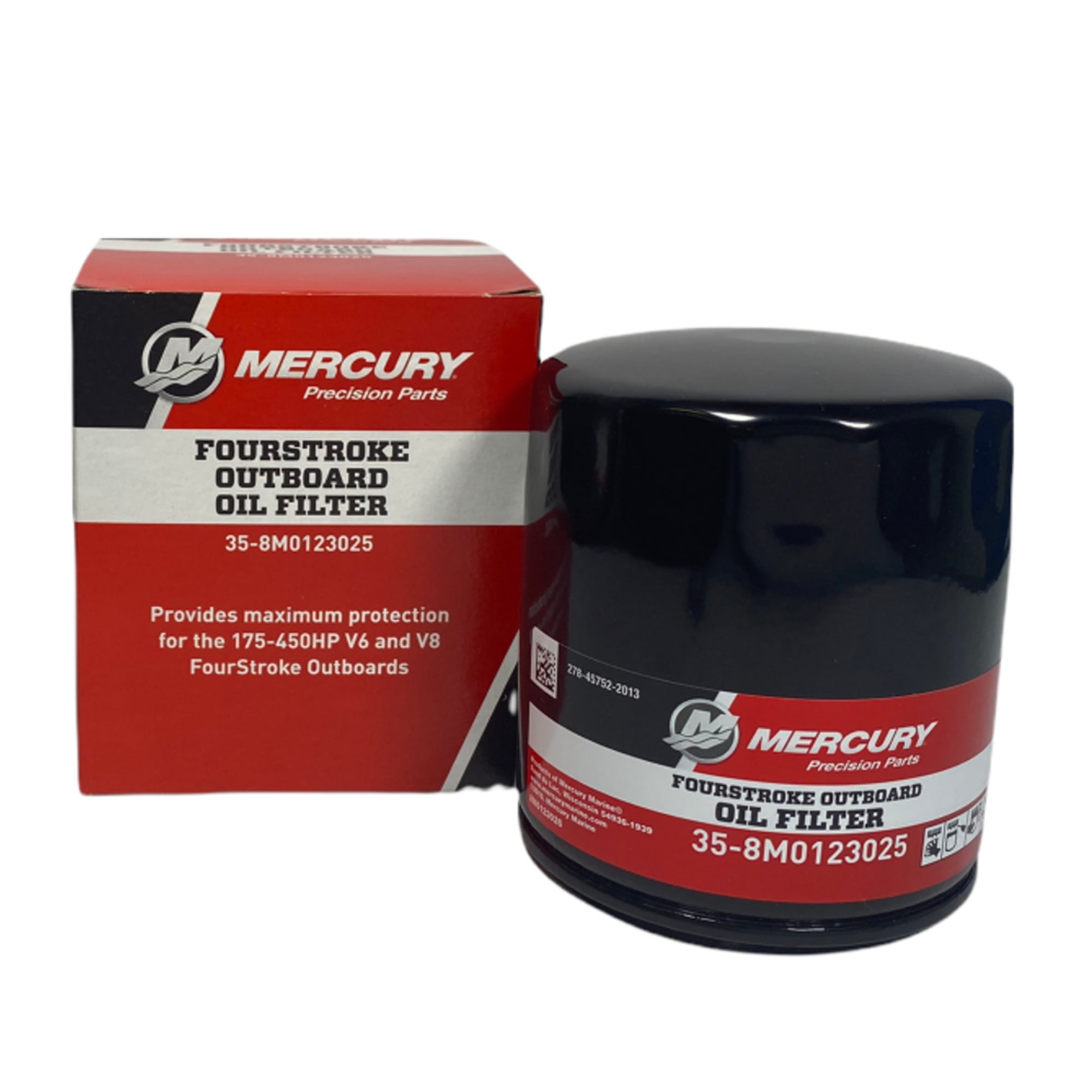 Quicksilver Marine/Mercruise New OEM 175 to 300 HP V6 & V8 Outboard Oil ...