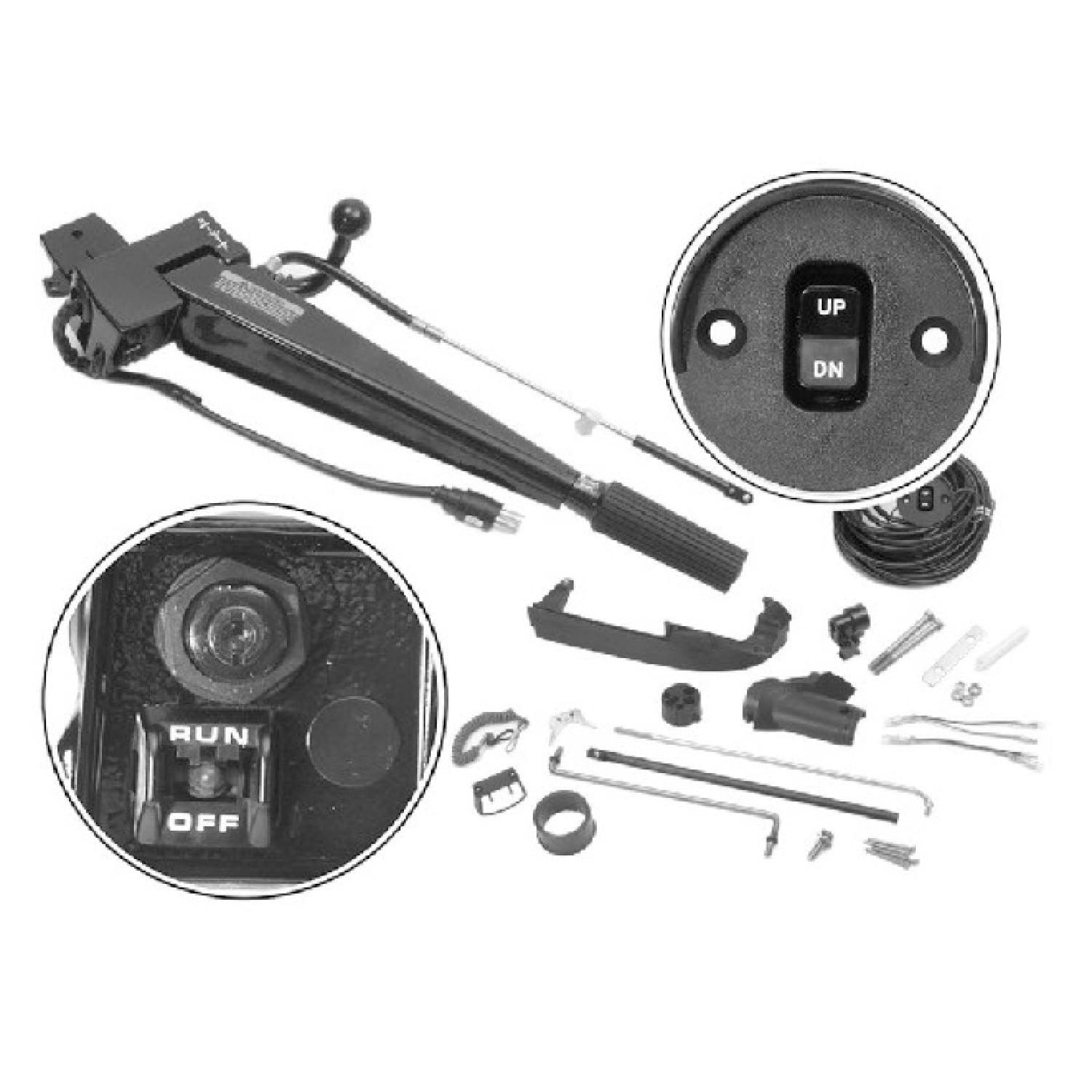 Quicksilver Marine New OEM OptiMax Outboard Tiller Handle Kit ...