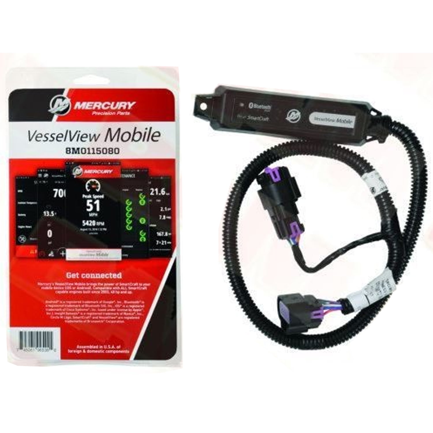 Quicksilver Marine New OEM SmartCraft VesselView Mobile BT Connect Kit ...