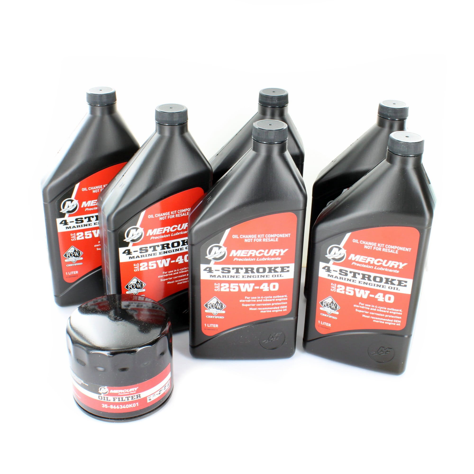 Quicksilver Marine New OEM Sterndrive & Inboard SAE 25W-40 Oil Change ...