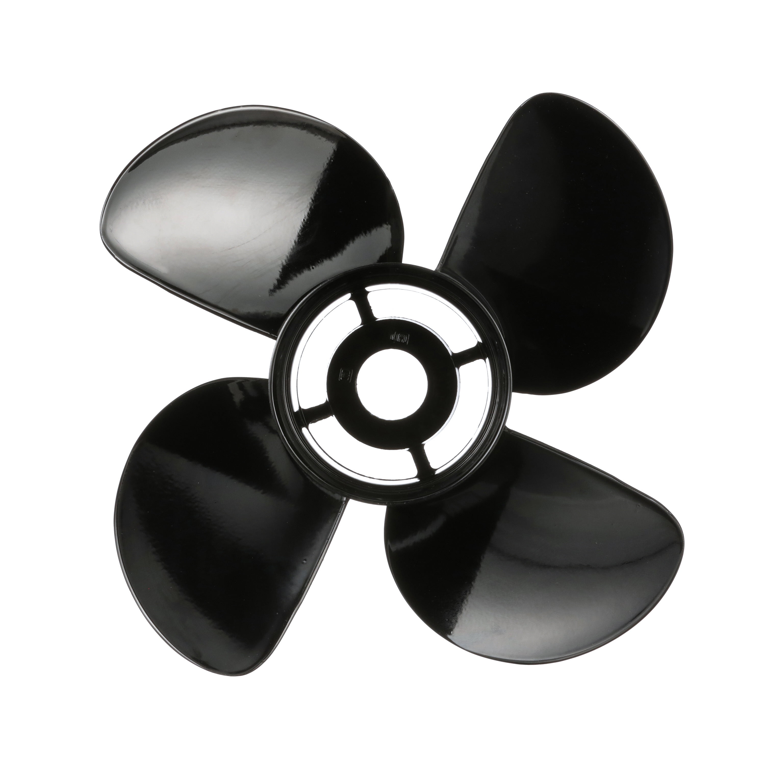 Quicksilver Nemesis 4-Blade Aluminum Propeller, 12.5" Diameter x 19 ...
