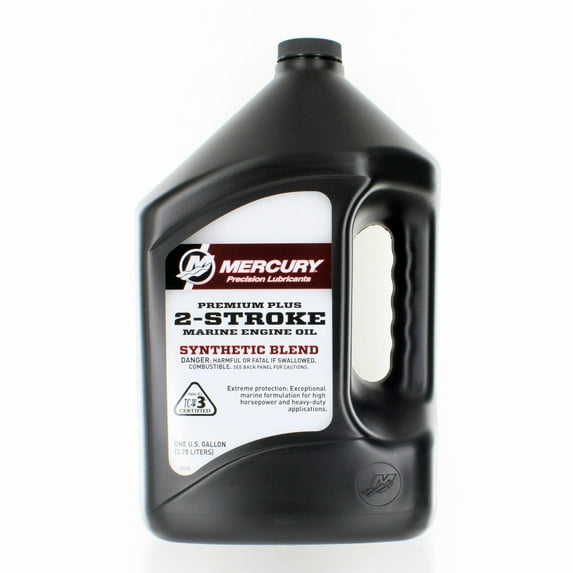 Quicksilver Marine New OEM Premium Plus 2-Cycle Outboard Oil 1 Gal., 92 ...