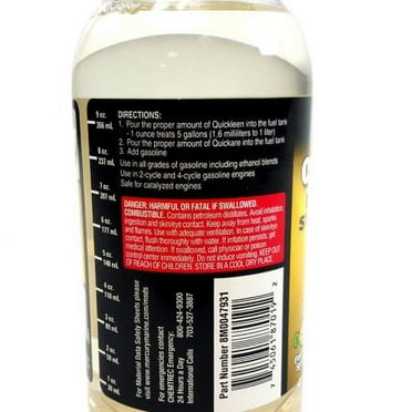 Mercury Mercruiser Quickleen Engine and Fuel System Cleaner Treatment ...