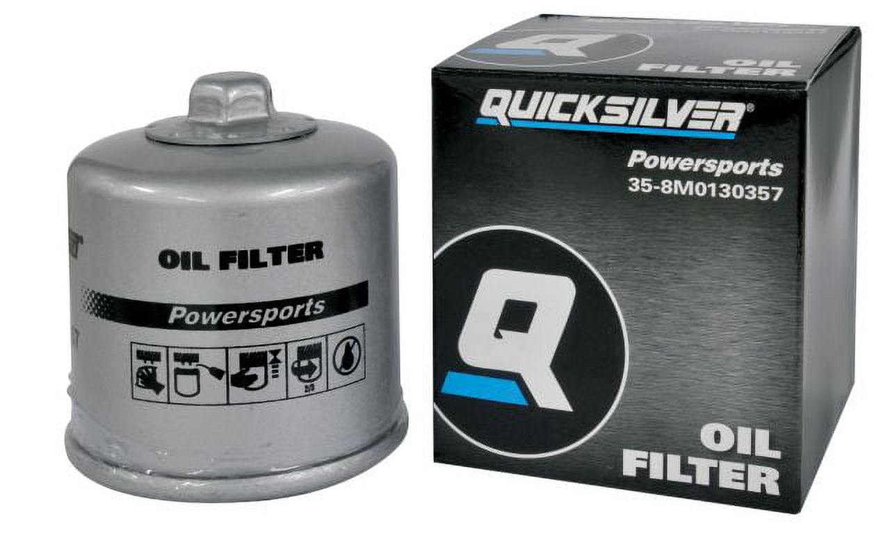 Quicksilver 8M0130357 Engine Oil Filter for ATV/PWC - Walmart.com