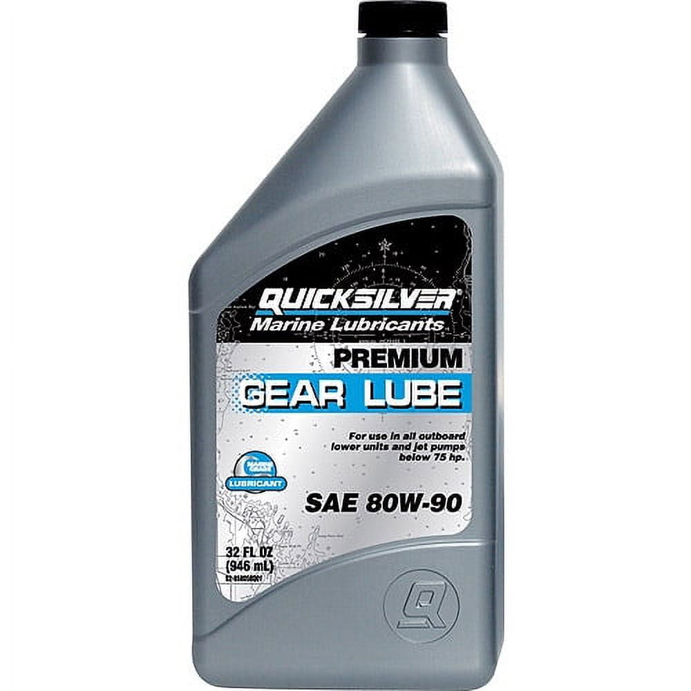 Quicksilver Premium Marine Gear Lube - 1 Quart - Walmart.com
