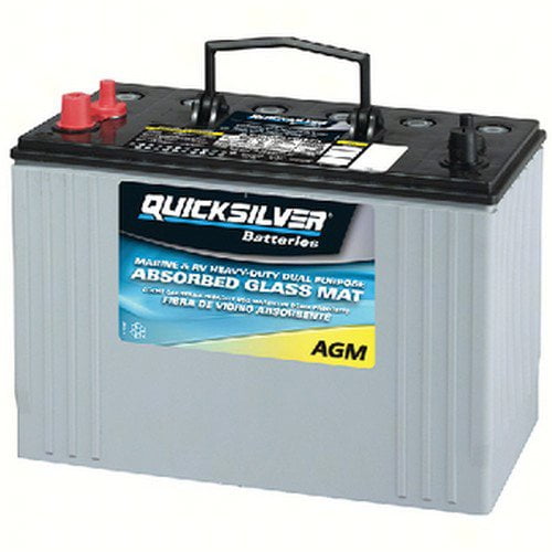 Quicksilver QS8A31DTM; Battery-AGM 31 Dt 800Cca 200Rc Replaces Mercury ...