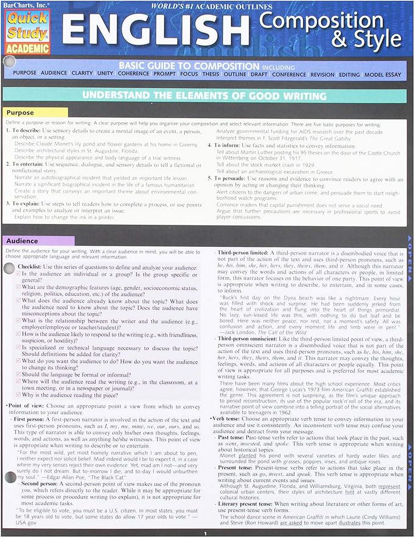 Quickstudy Reference Guide (222873) - Walmart.com