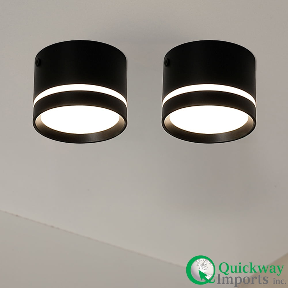 Quickway Imports 15W Surface-Mounted LED Cylinder Downlight Modern ...