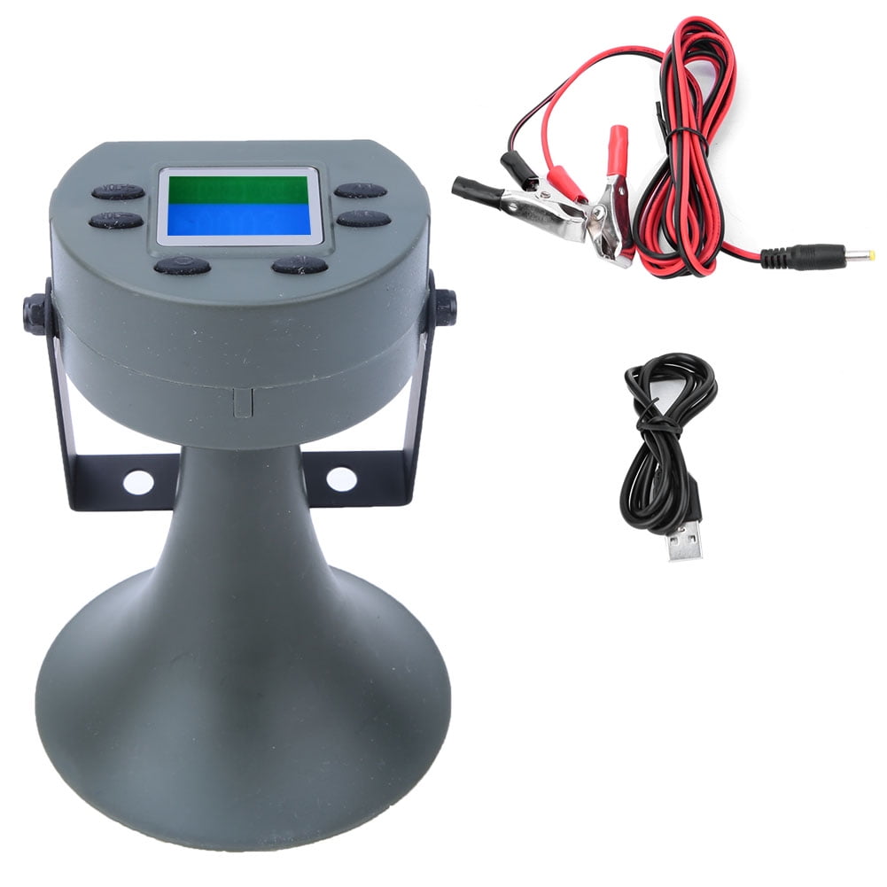 Quickwittc 35W 125dB Outdoor Hunting Bird Predator Caller Loud Speaker ...