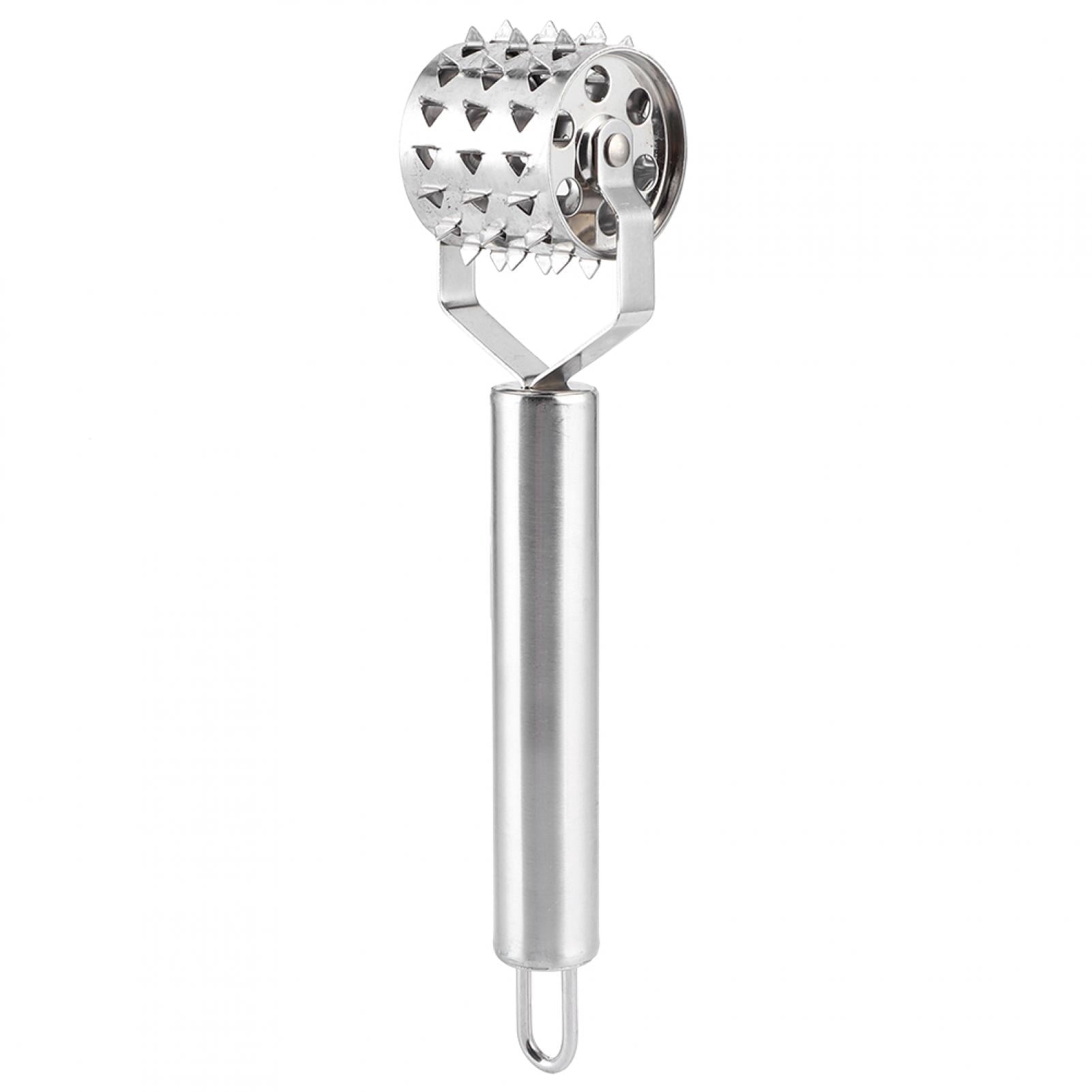 Quickwittc Meat Tenderizer, Stainless Steel Meat Tenderizer Roller Beef ...