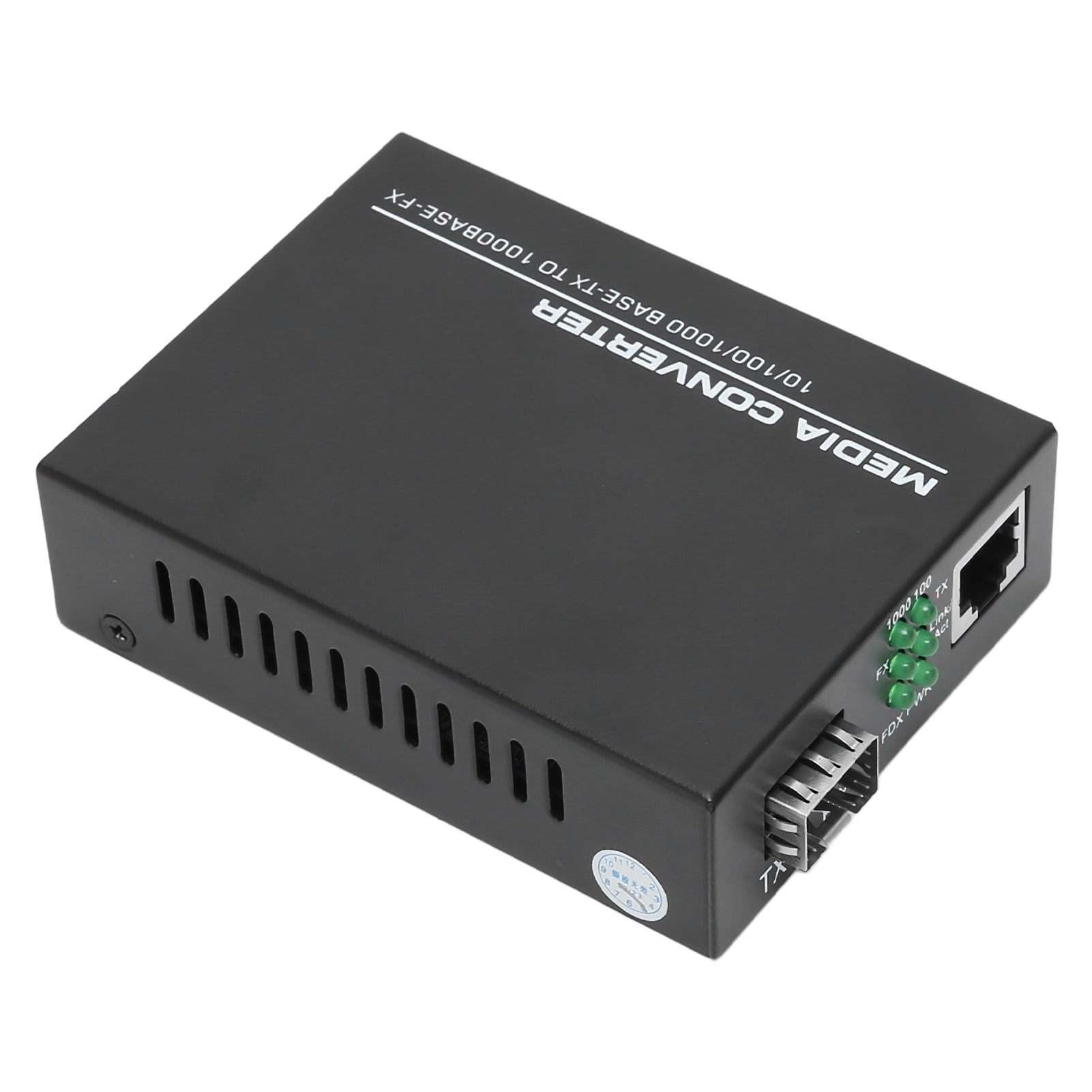 Quickwittc Media Converter Gigabit SFP to RJ45 10 100 1000Base TX to 1000Base FX Multimode Fiber ...