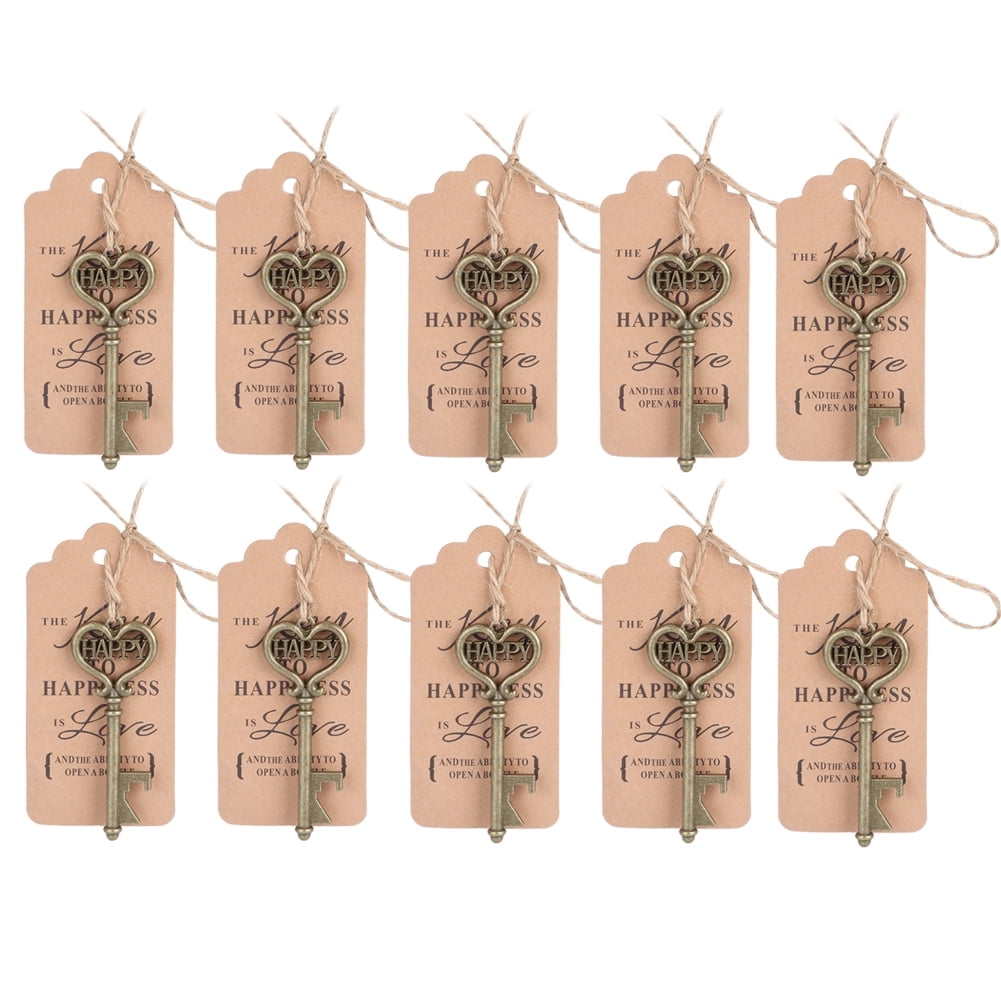 Quickwittc Opener - 10pcs Vintage Key Opener with Tag Card for Guest ...