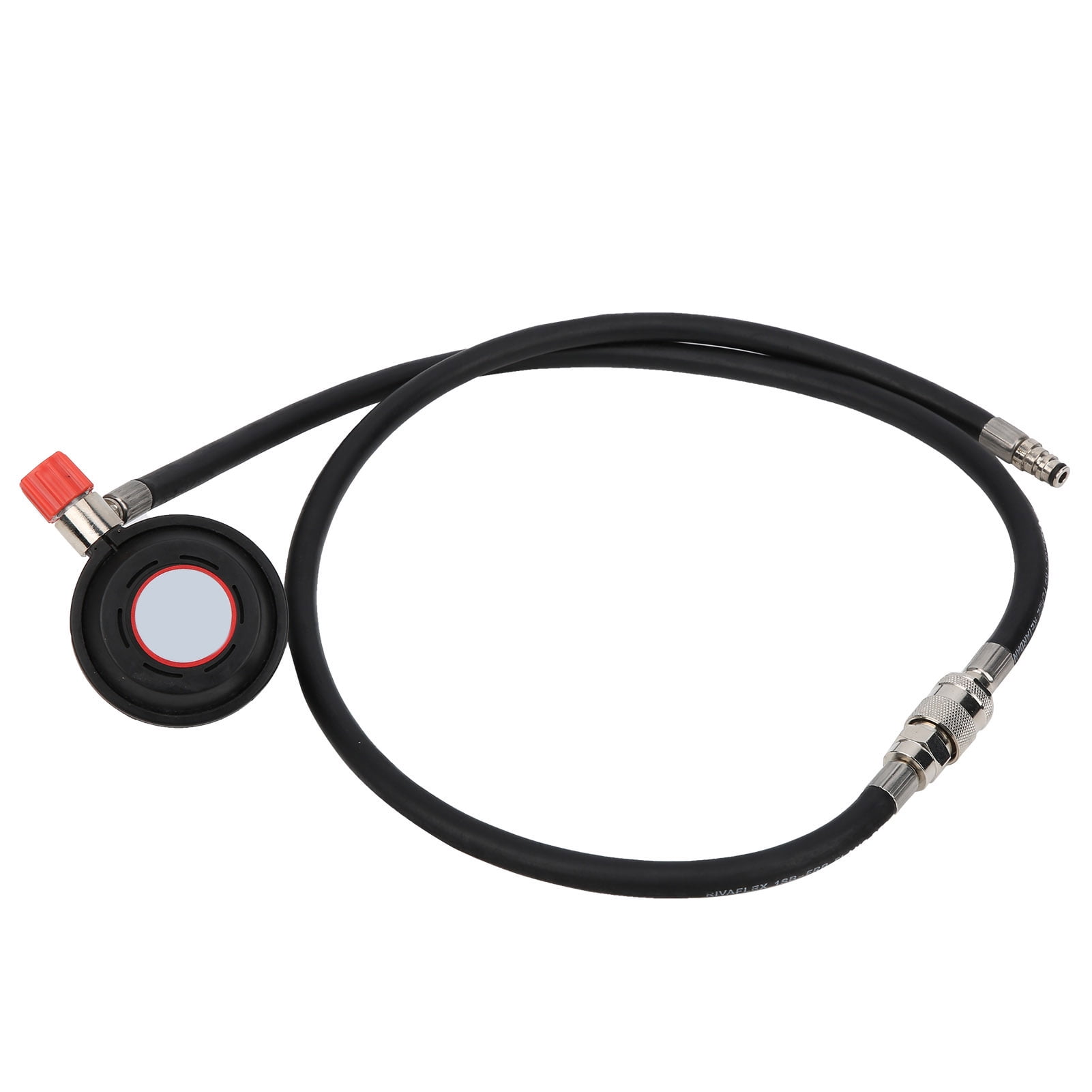 Quickwittc Rubber Rebreather Air Supply Valve Breathing Tube Automatic ...