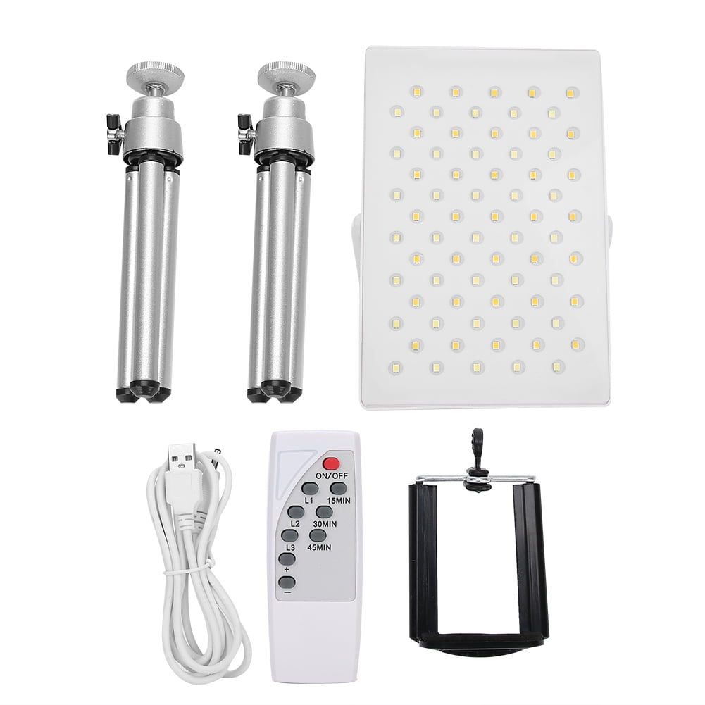 Quickwittc Selfie Fill Light Adjustable Brightness 140LED Dual Rack ...