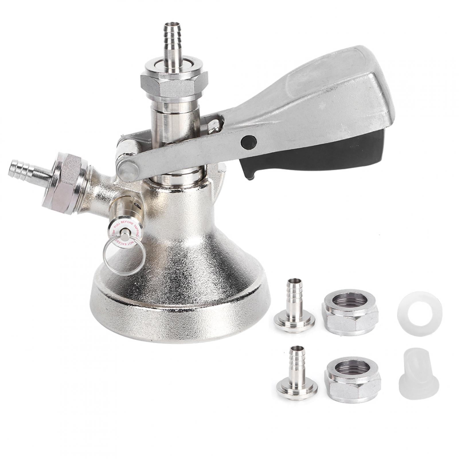 Quickwittc Stainless Steel G Type Keg Coupler HomeBeer Keg Coupler ...