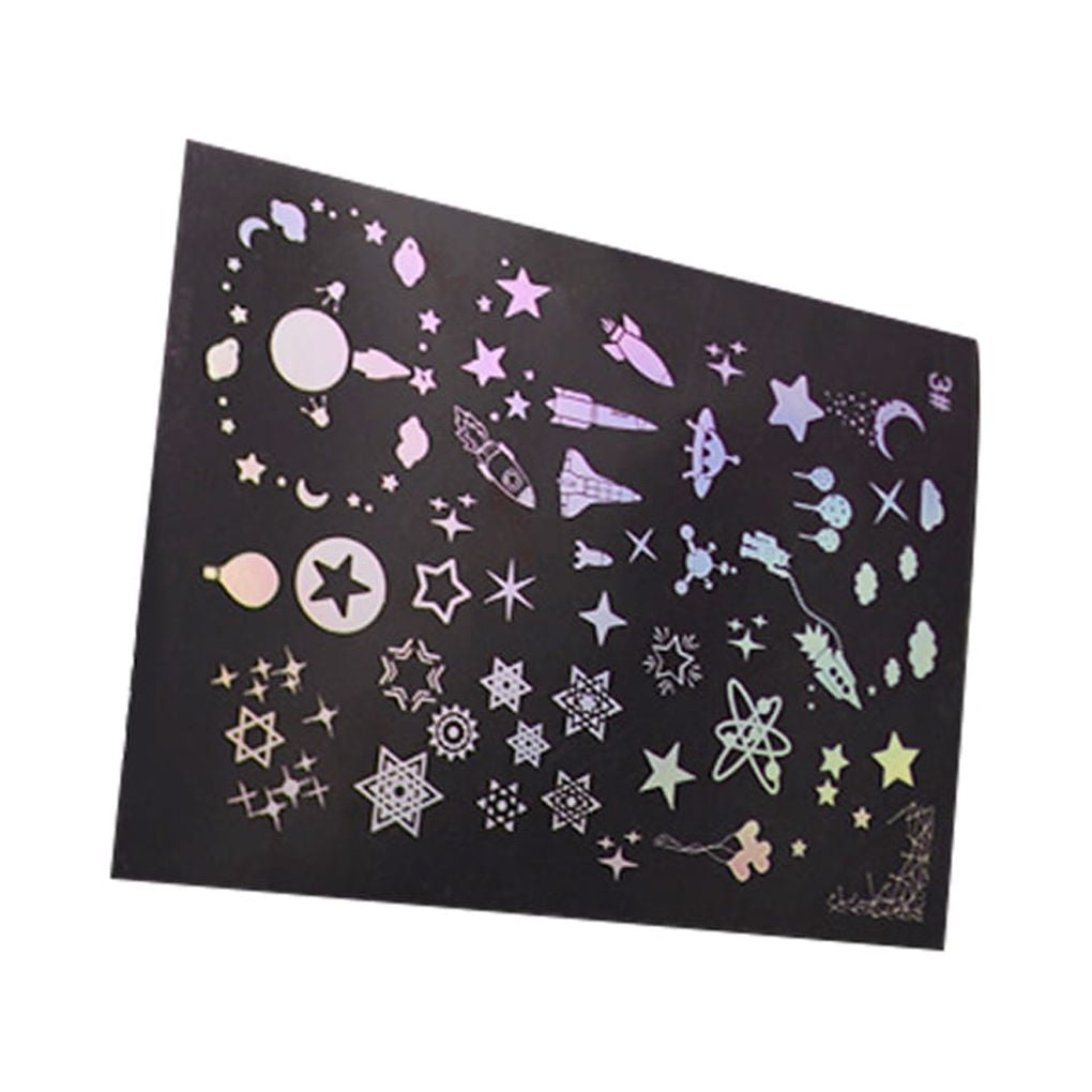 Quickwittc Transparent Stickers with Multiple Pattern DIY Accessory ...