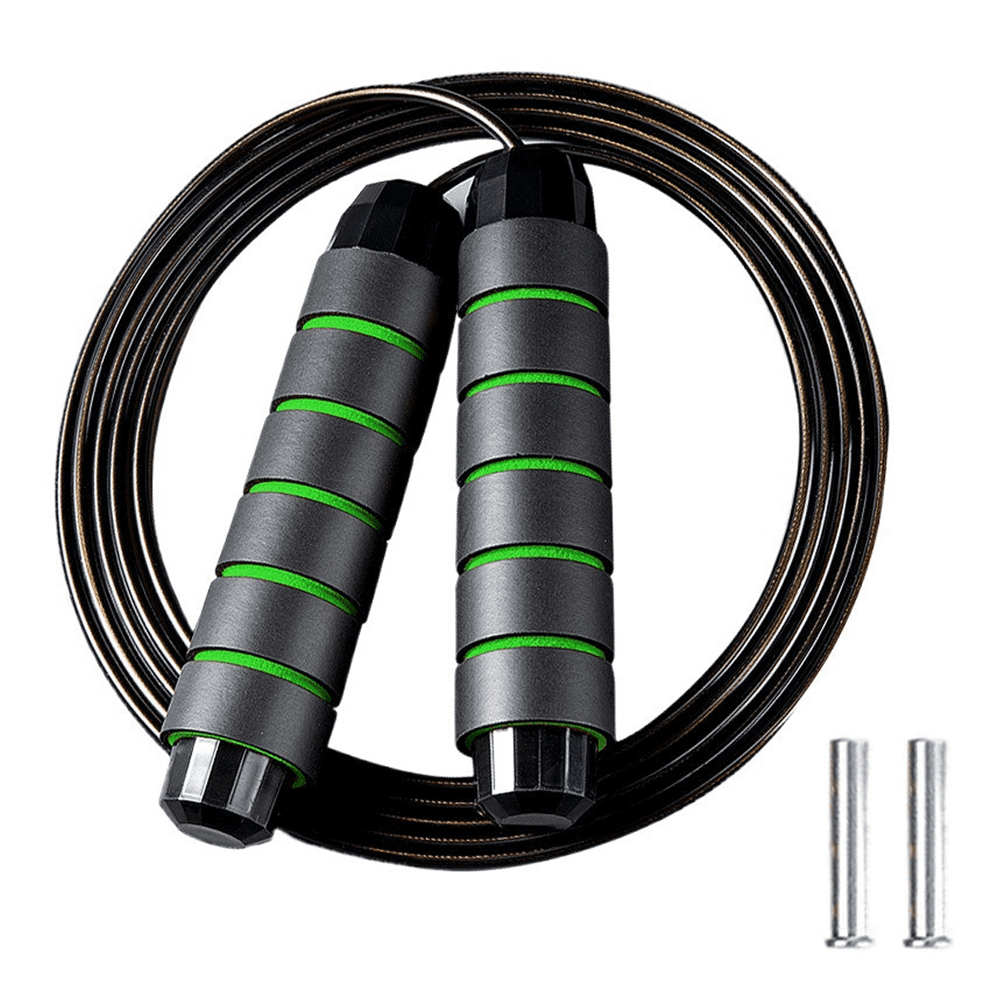 Quickwittc Weighted Jump Rope - For fitness , cardio, boxing , crossfit ...