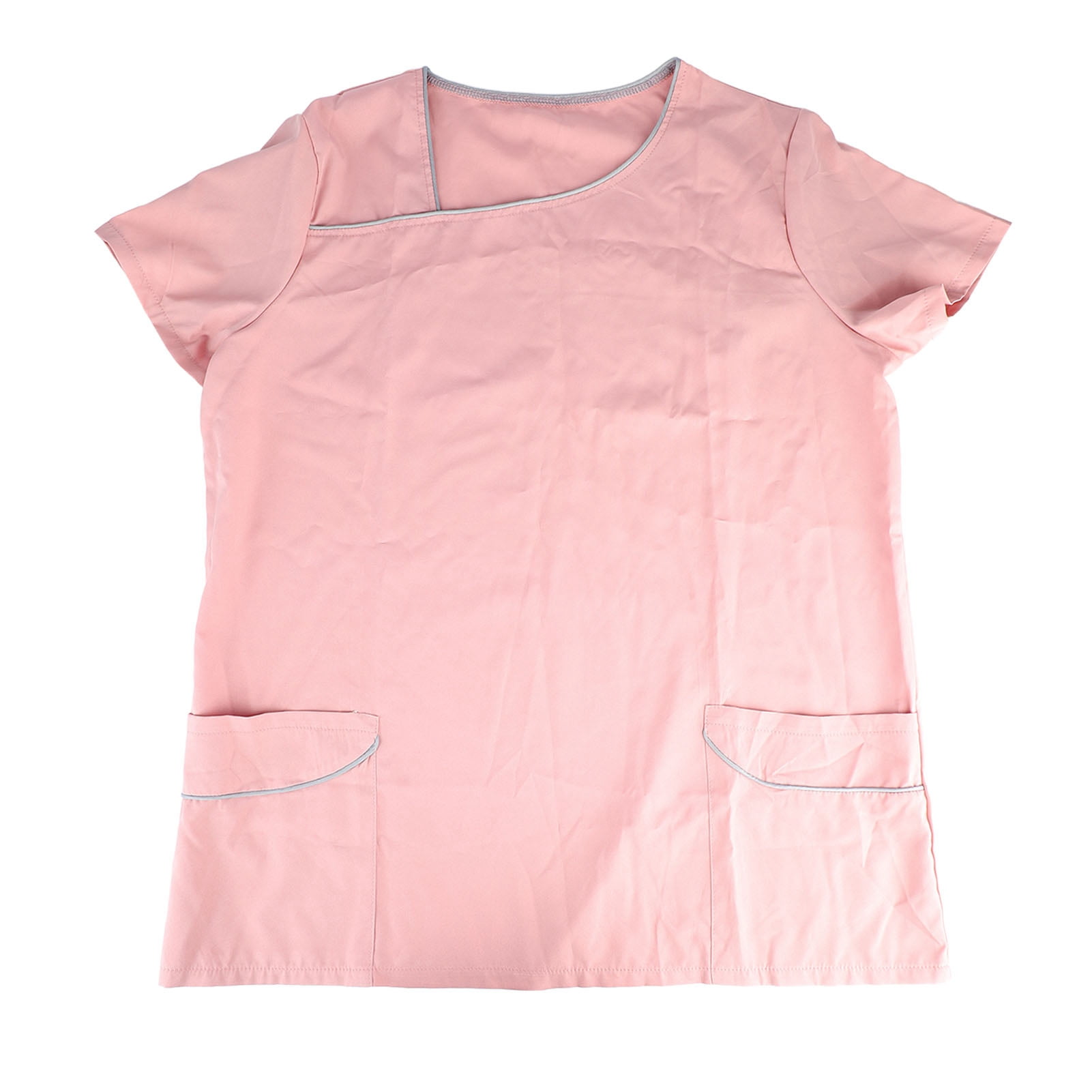 Quickwittc Women Surgical Uniform Short Sleeves 2 Large Pockets Nurse ...