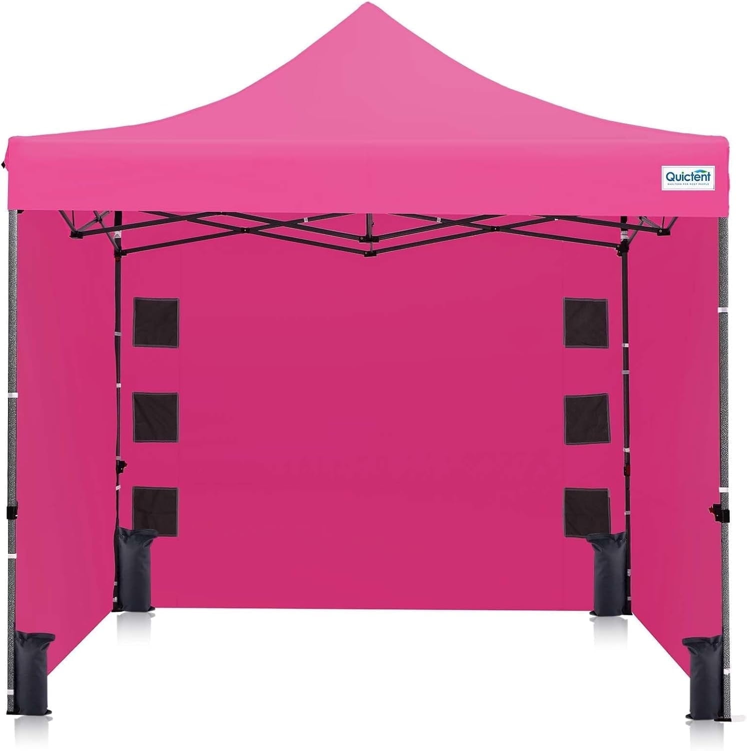 Quictent 10'x10' Heavy Duty Pop up Canopy Tent with Sidewalls, Easy up ...