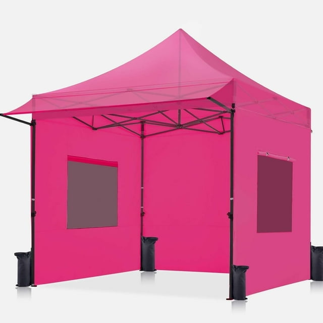 Quictent 10'x10' Heavy Duty Pop up Canopy Tent with Sidewalls and ...