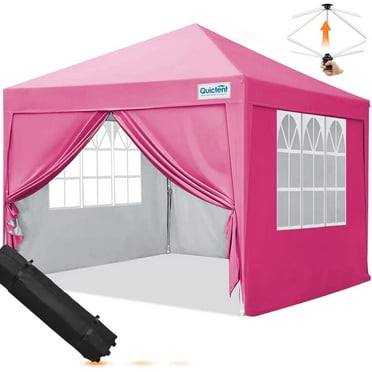 DLQZ 6x6 ft Pop Up Canopy Tent, Outdoor Small Canopy Tent with Backpack ...