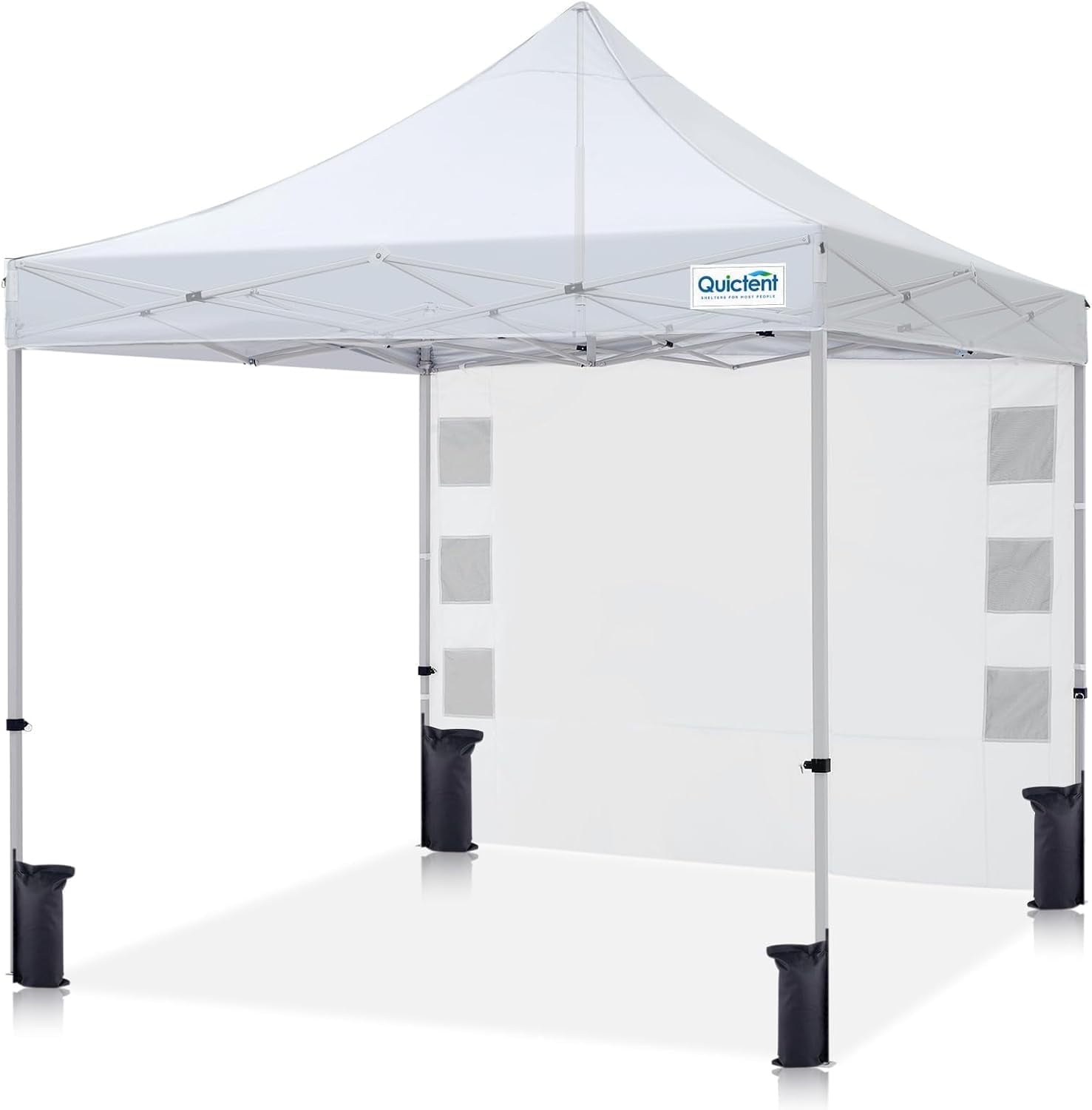 Quictent 10'x10' Portable Pop up Canopy Tent, Easy up Commercial Gazebo ...